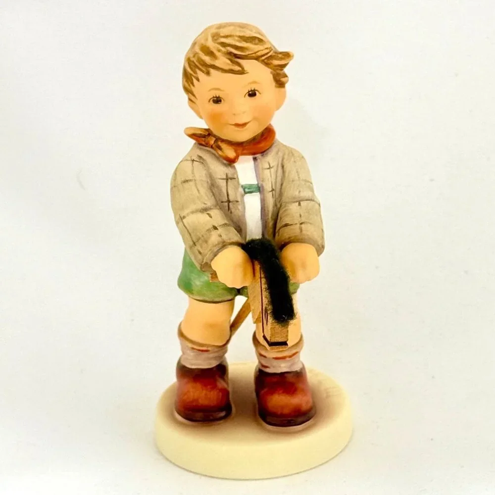 Goebel Hummel Pony Express | Accents | Rare Goebel Hummel 243b Pony ...